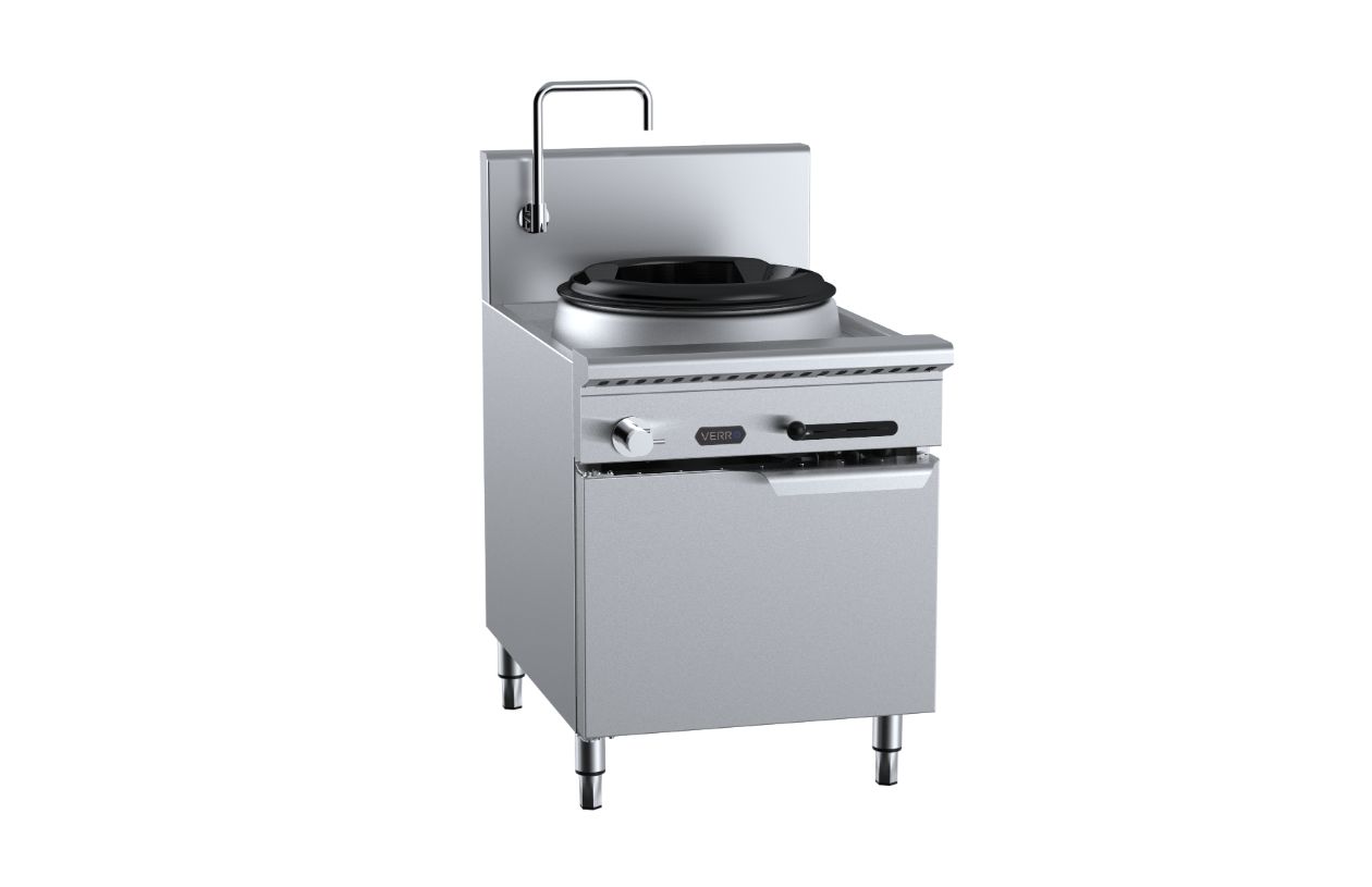 B+S K+ UFWWK-1 Single Hole Waterless Wok Table - Liteco Hospitality